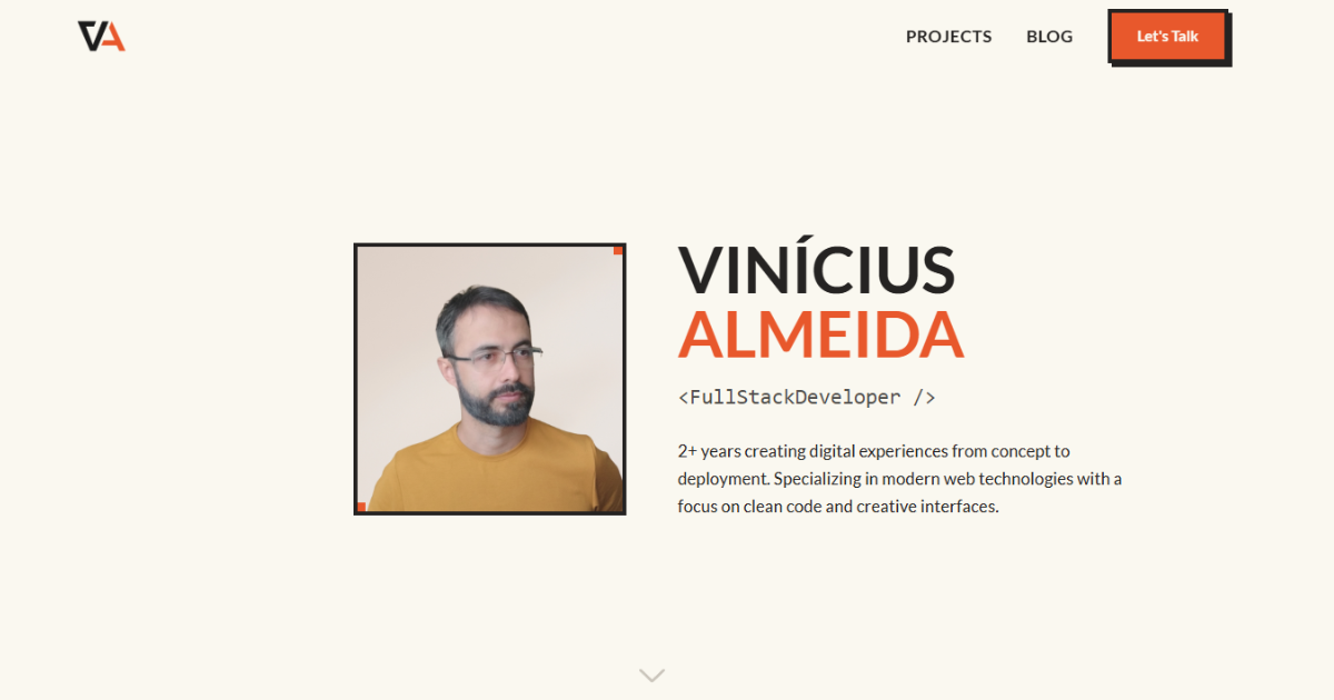 Vinícius Almeida | Full Stack Developer